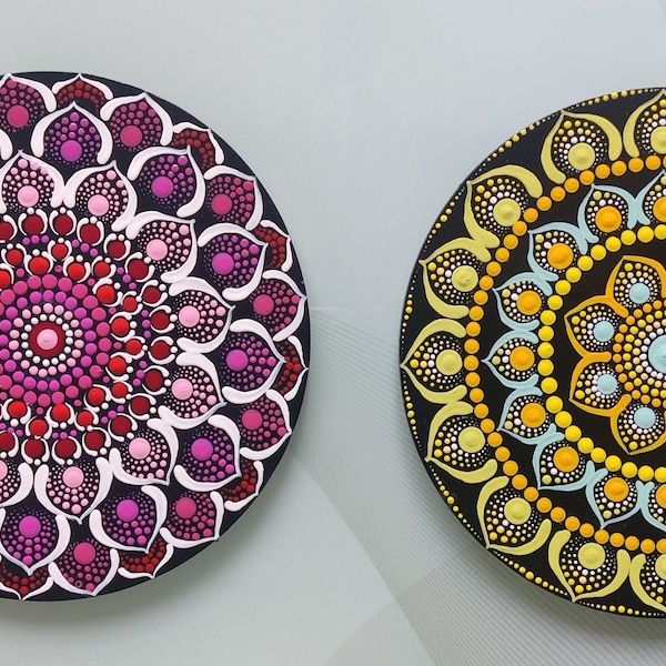 Mandala Plate - Etsy