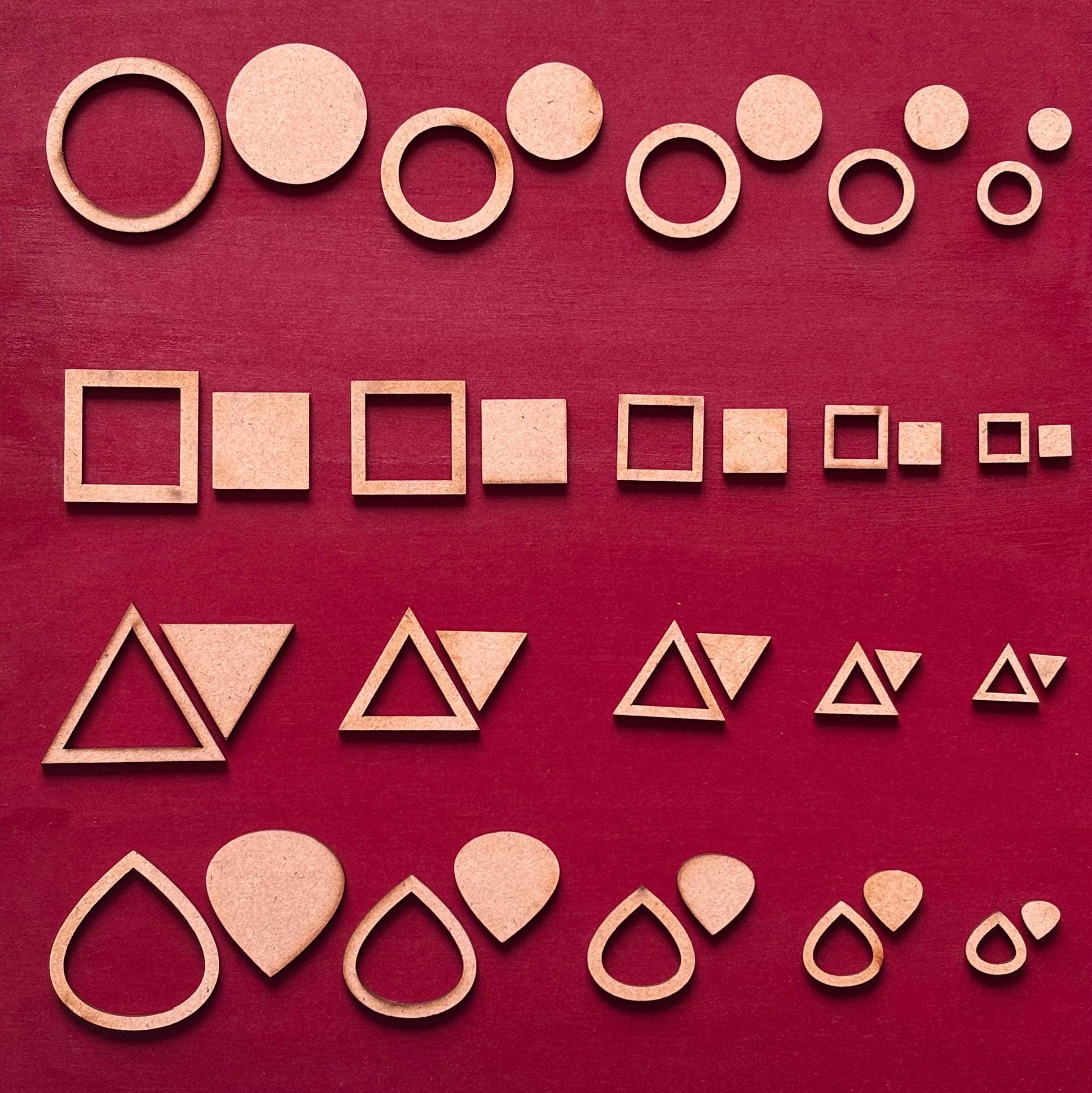 Mandala Art Stencils,12 Shapes,120 Cutouts,geometric Shapes Stencils ...
