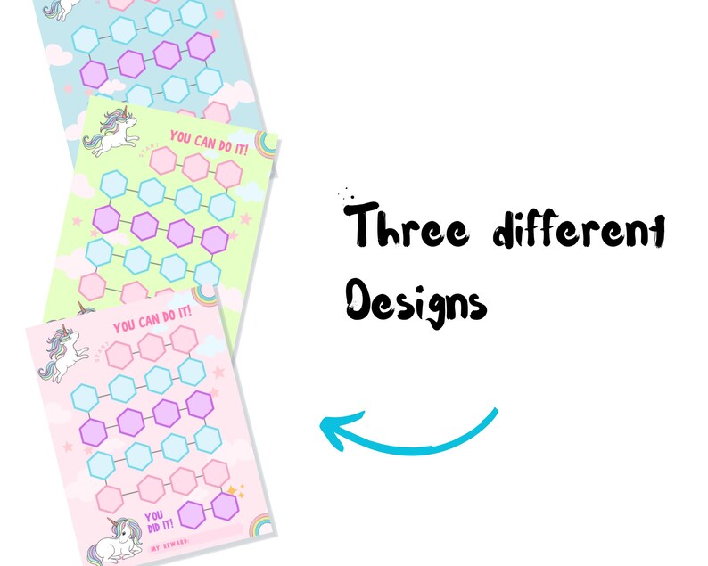 Rainbow Unicorn Reward Chart for Kids: Printable Behavior & Chore ...