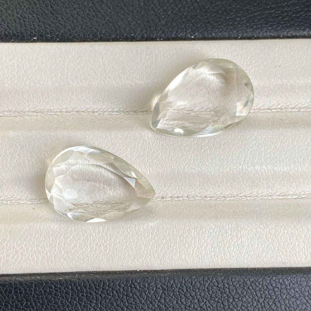 Fantasy Cut Quartz Crystal: Pear Shape Loose Gemstone (16x12mm) - Etsy