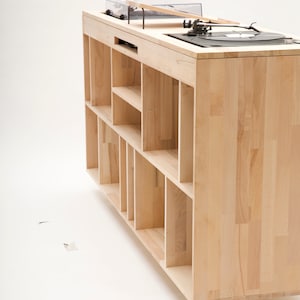 DJ Booth for Vinyls Turntables and Music Library - Etsy