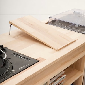 DJ Booth for Vinyls Turntables and Music Library - Etsy