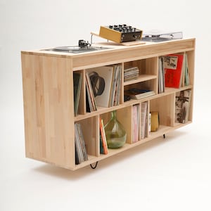 DJ Booth for Vinyls Turntables and Music Library - Etsy
