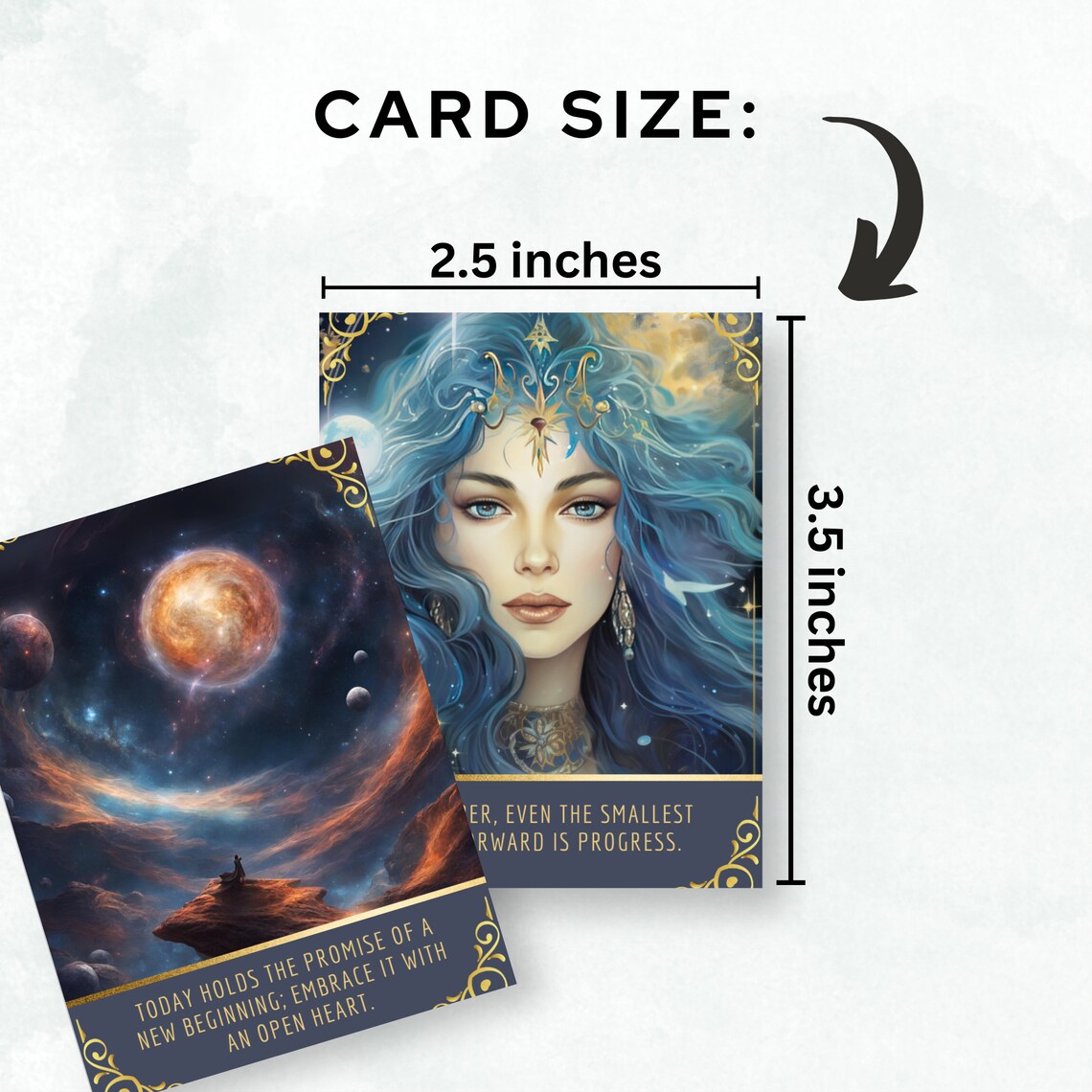 Printable Spiritual Oracle Cards Positive Affirmation Cards Powerful ...