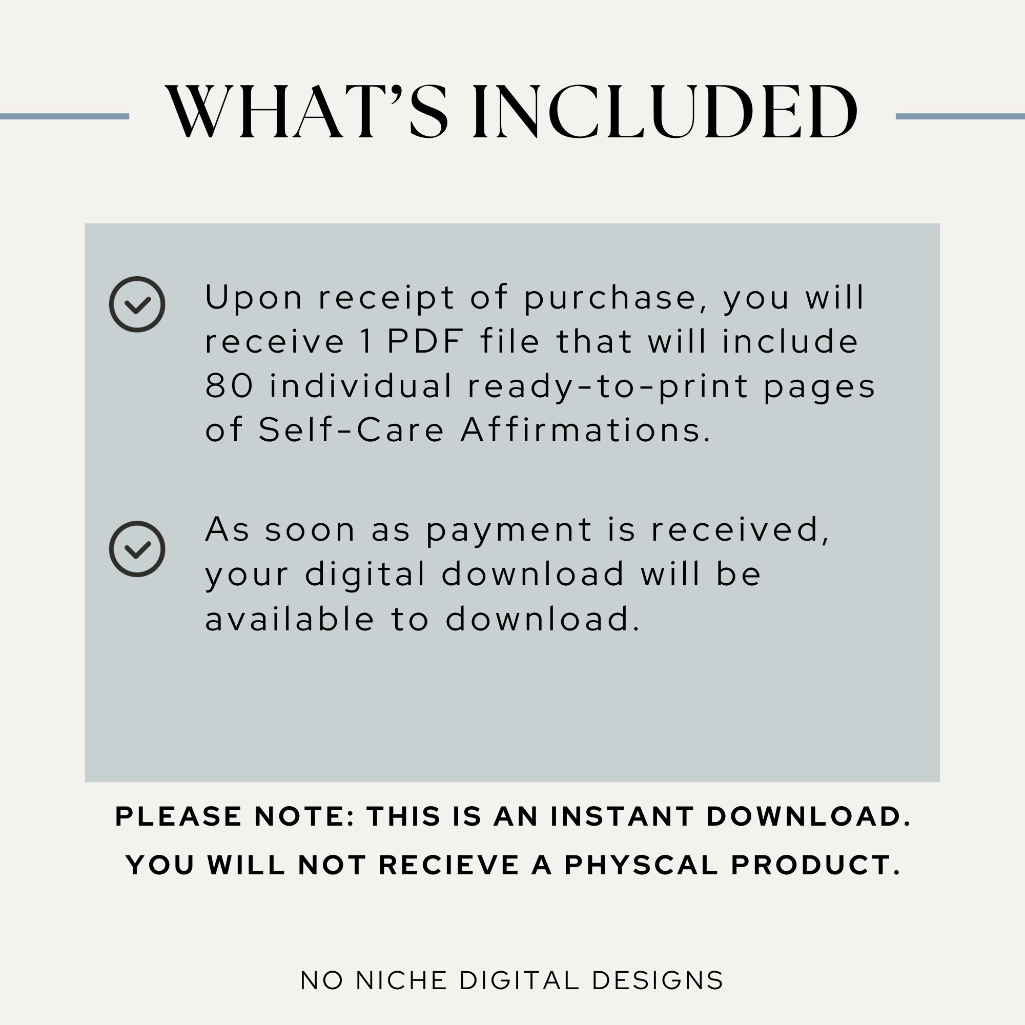 80 Self-care Affirmation Cards Printable Deck for Calming Corner ...