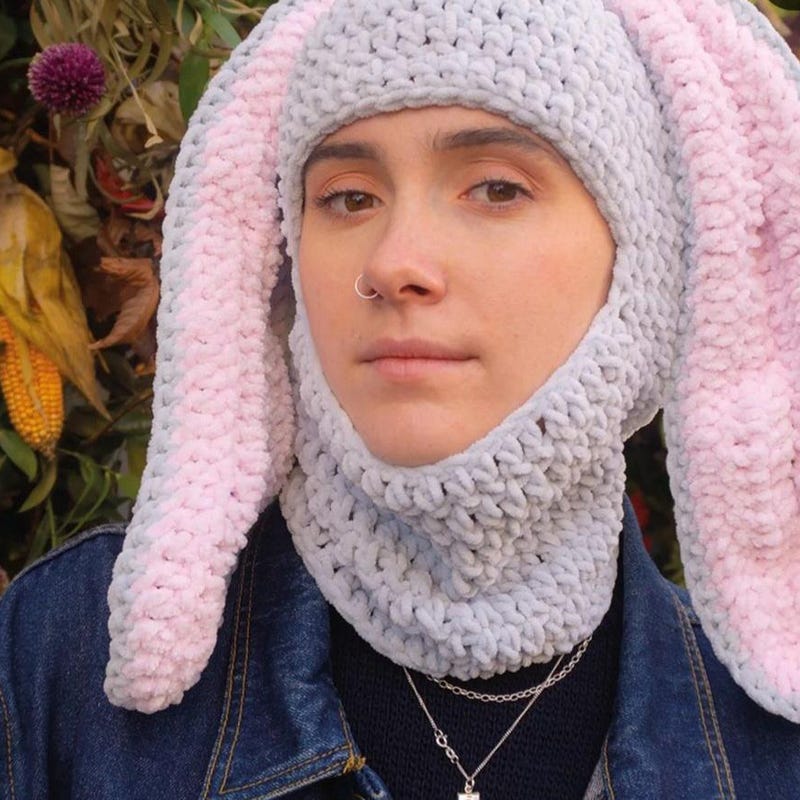 Bunny Balaclava - Etsy