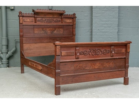 Antique Full Size Bed - Etsy