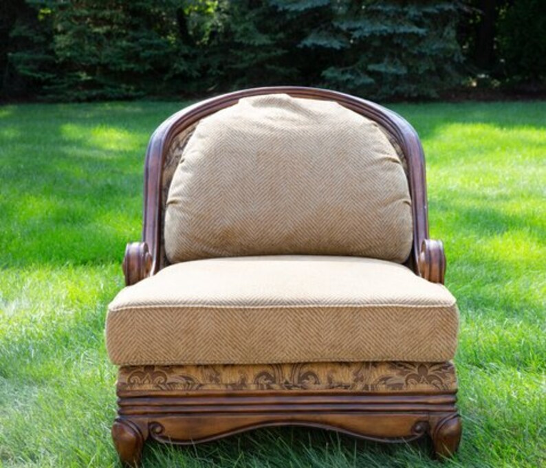 Vintage / Antique Stunning Victorian Scroll Arm Chair - Etsy