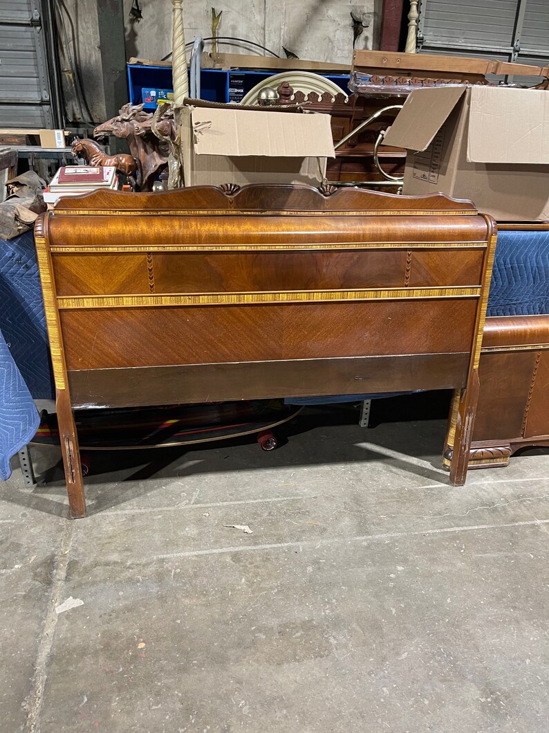 Art Deco Waterfall Bed - Etsy