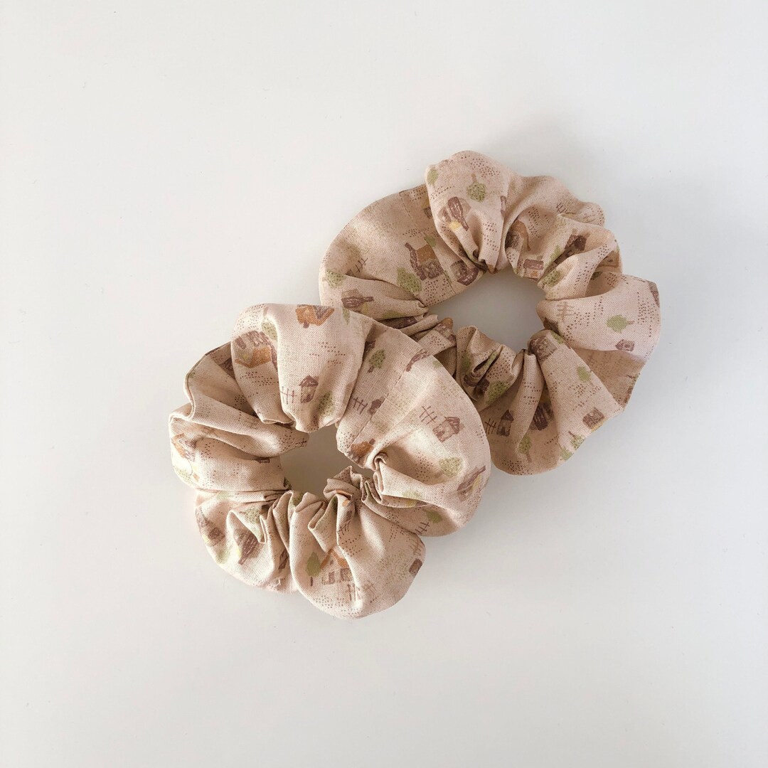 2x Scrunchie M, Hair Tie, Hair Accessory, Hair Jewelry, Handmade ...
