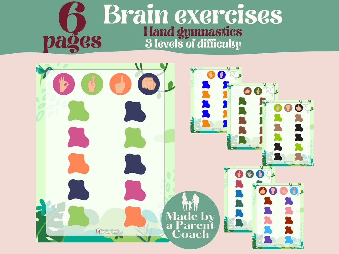 Preschool Kids Brain Training Exercises for Hand-eye Coordination ...