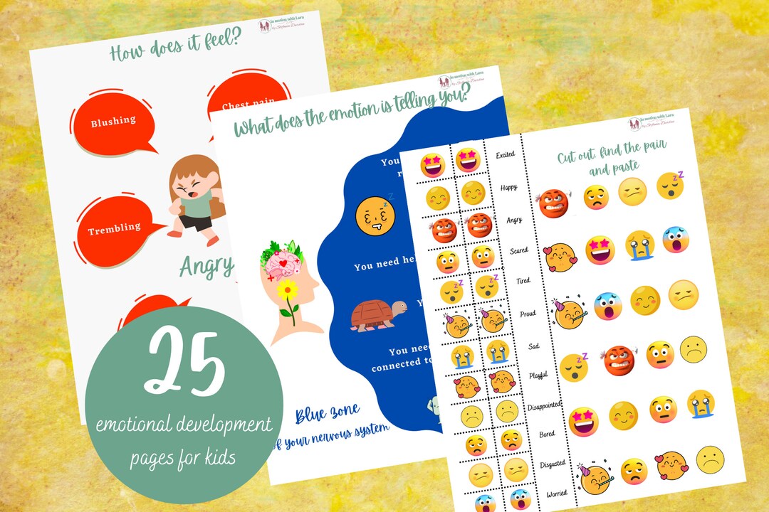 Social Emotional Intelligence Bundle for Kids 25 CBT Teacher ...