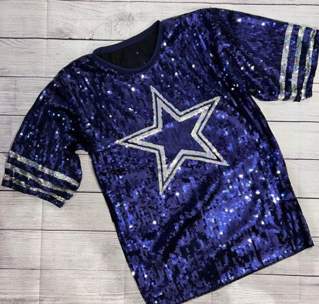 Sequin Star Dallas Cowboys Dress - Etsy
