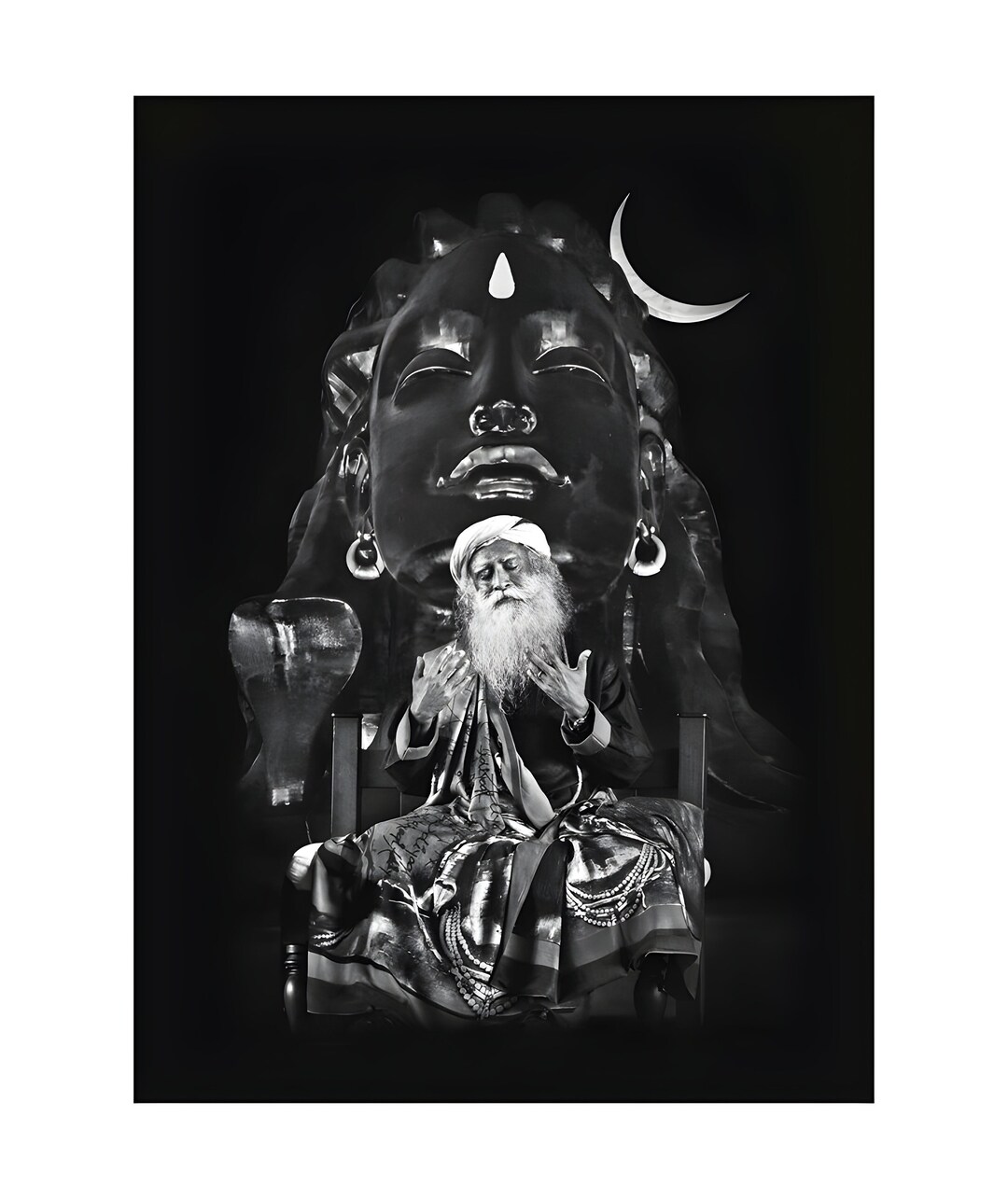 Sadhguru Adiyogi Poster - Etsy