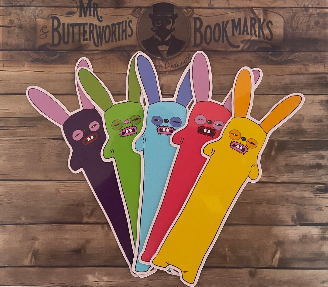 Fuggler Rabbit Bookmark - Etsy