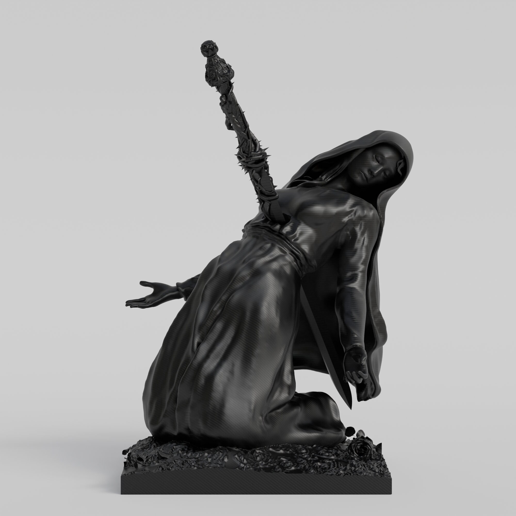 Mea Culpa Blasphemous Figure 3D MODEL STL - Etsy