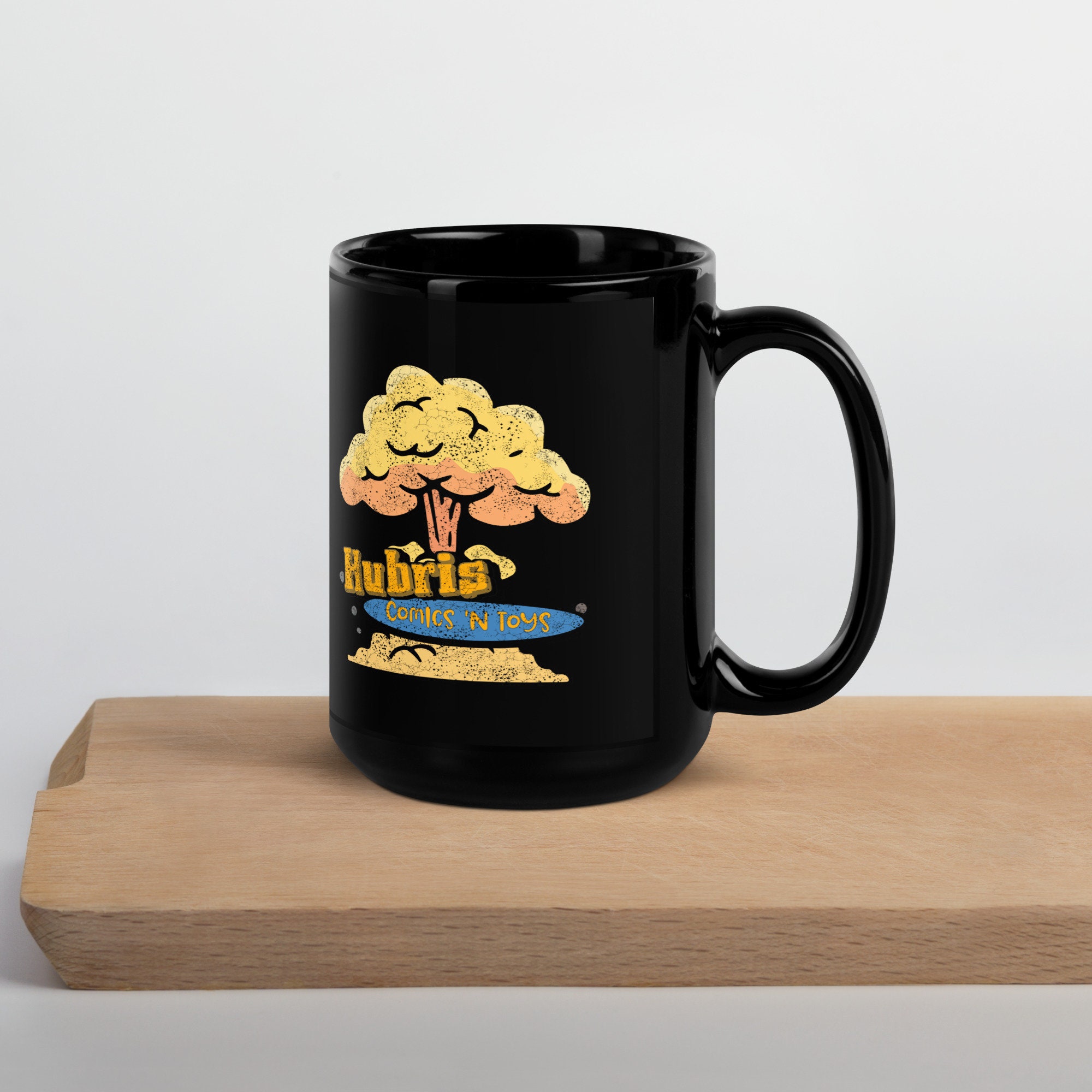 Geeky Gamer Mug, Fallout Hubris Comics Design, Funny Coffee Cup, Black ... Geeky Gamer Mug, Fallout Hubris Comics Design, Funny Coffee Cup, Black ...