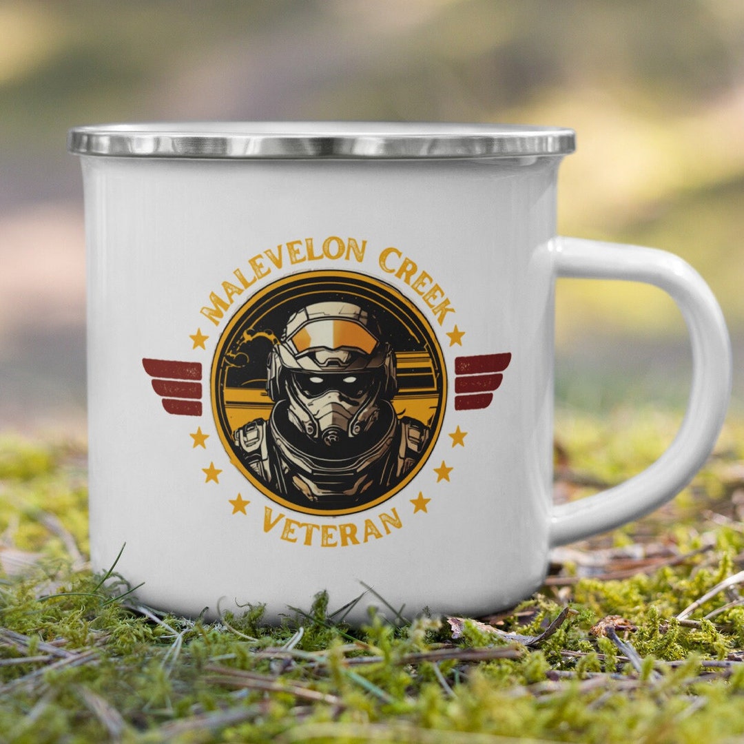 Helldivers 2 Mug, Helldivers Taste Democracy, 12oz Enamel Mug - Etsy