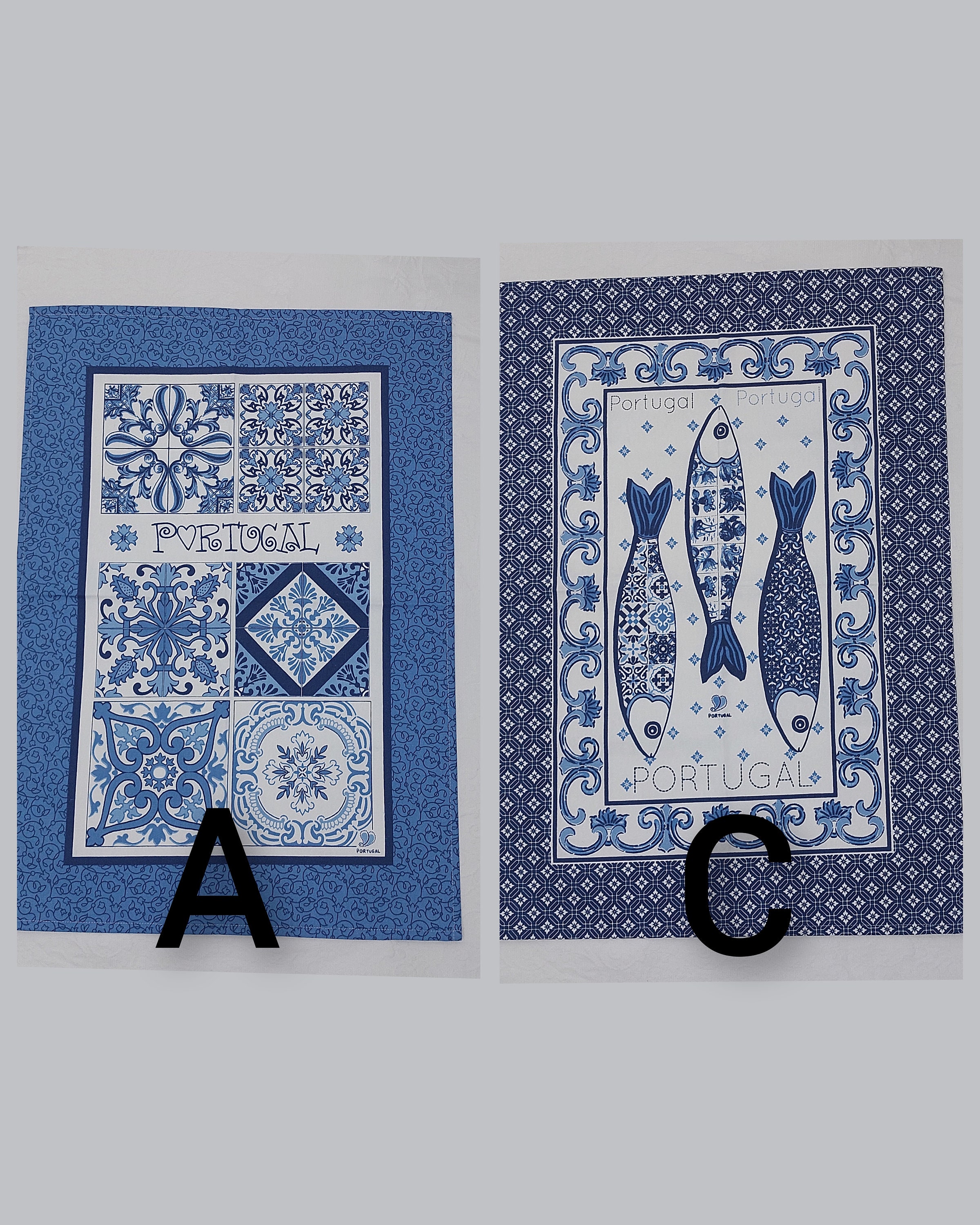 Cotton Kitchen Towel, Portuguese Sardine, Portuguese Gift, Traditional ...