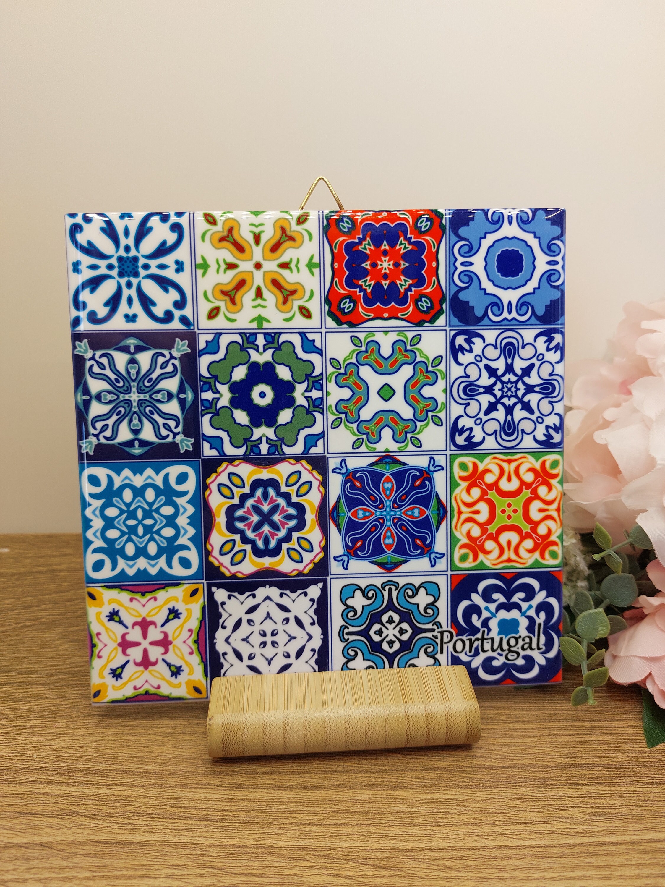 Portuguese Tile 5.95.9, 1515cm ,mandalas,portuguese Gift, Decorative ...