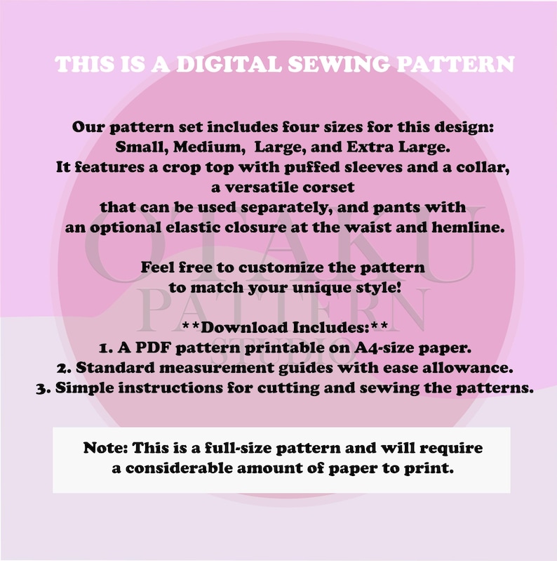 Magical Girl Cosplay Costume PDF Sewing Pattern | DIY Custom Cosplay ...