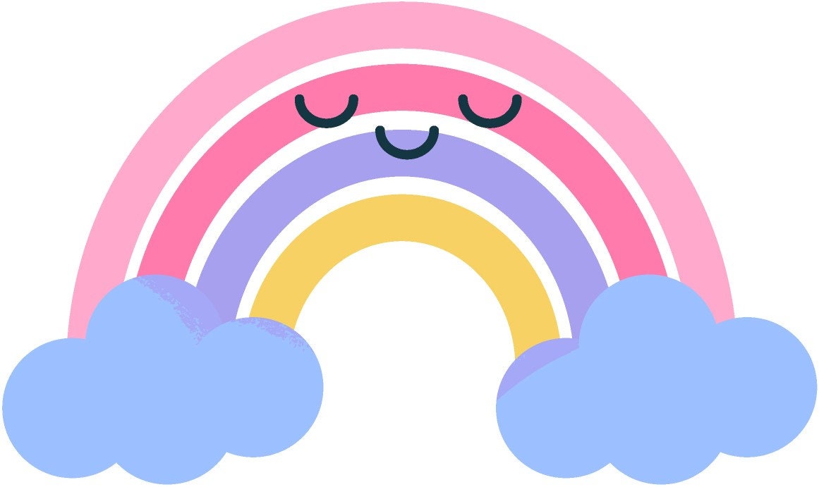Rainbow Svg Rainbow Clipart Svg Png Eps Ai Cut Files For Cricut And