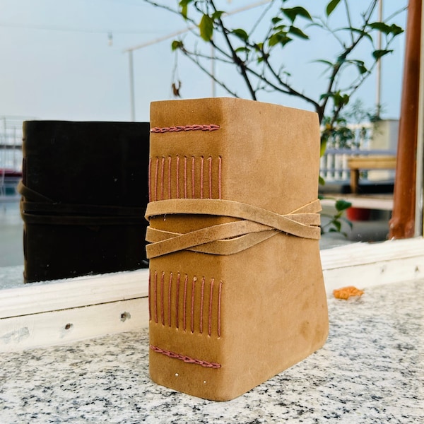 Leather Blank Page Journals - Etsy