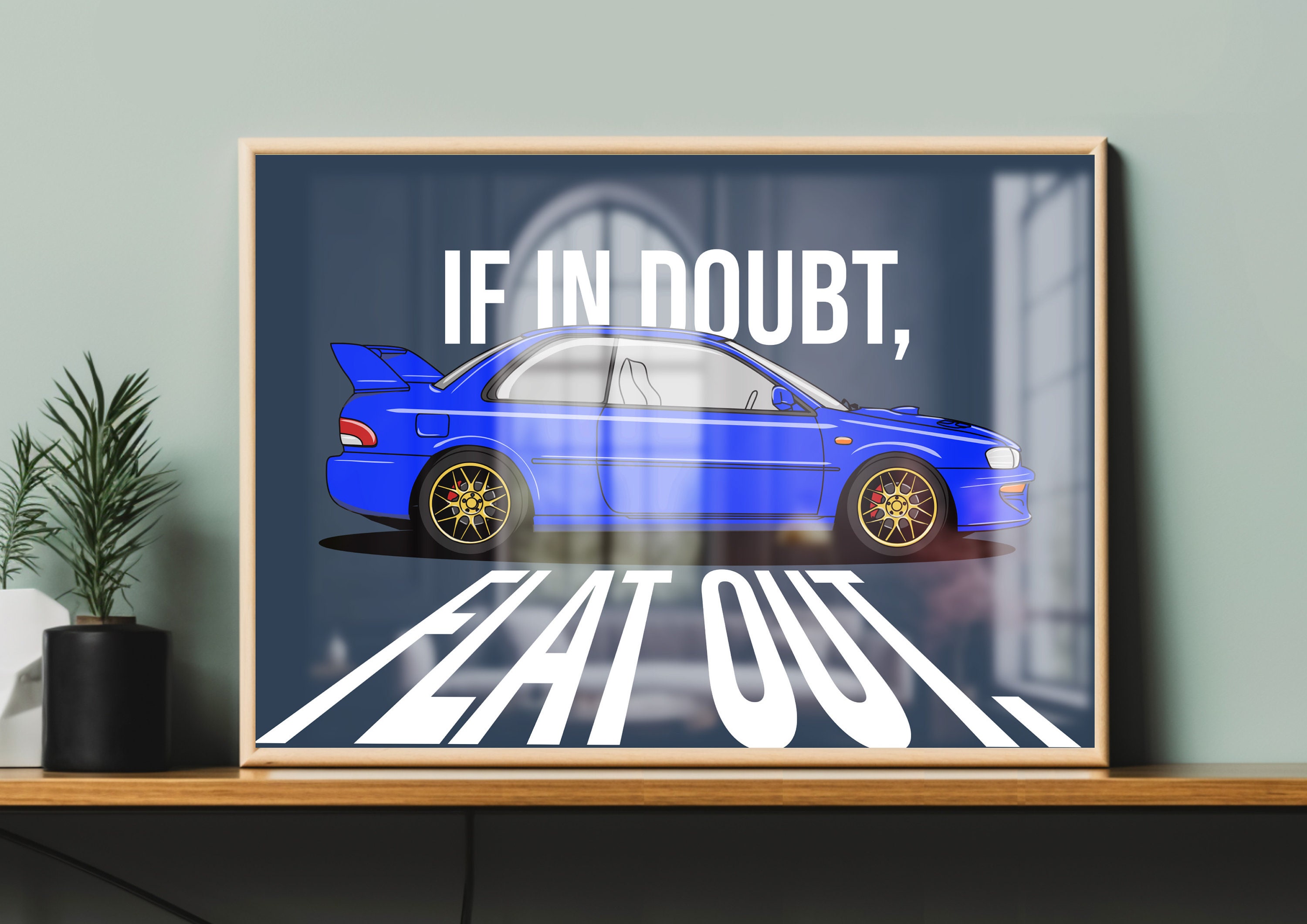 1998 Subaru Impreza 22B WRX STI, Subaru Tecnical International, Vector ...