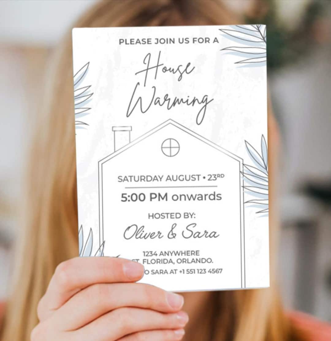 Digital House Warming Invitation | Housewarming Party Invitation | New ...