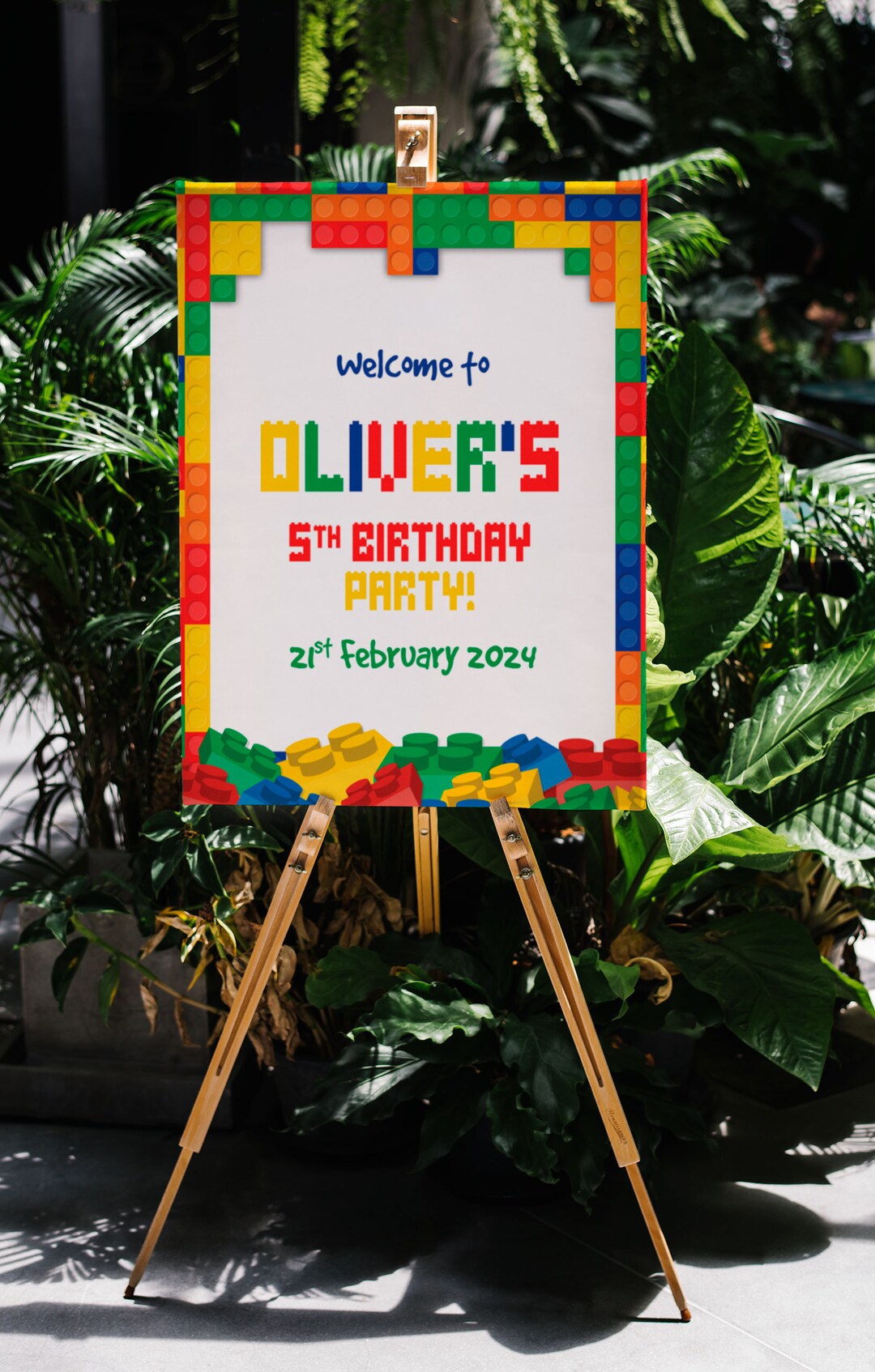 Building Blocks Welcome Standee Building Bricks Sign Welcome Poster ...