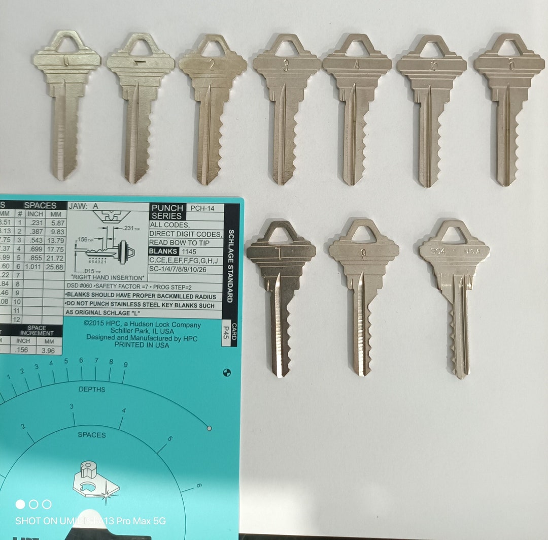 Space & Depth Keys SC1, SC4, WR5 - Etsy