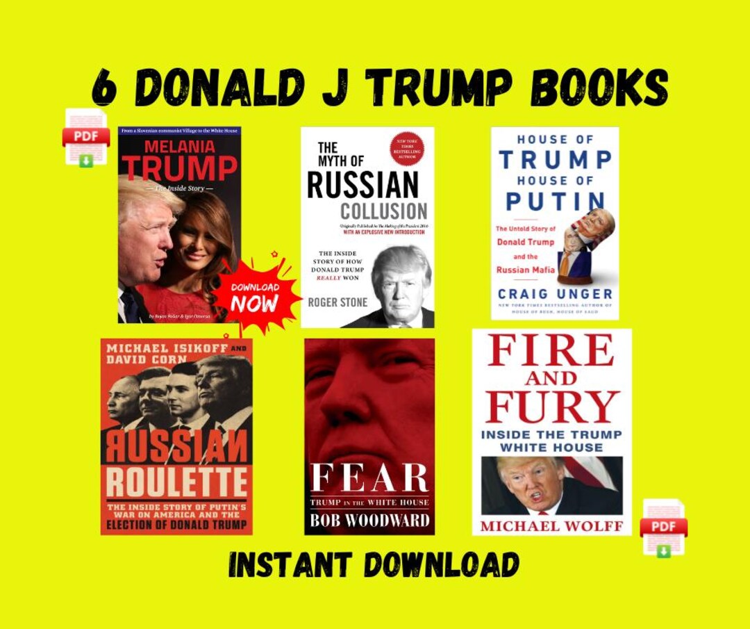 6 Trump & Melania Trump Books Including House of Trump, House of Putin ...