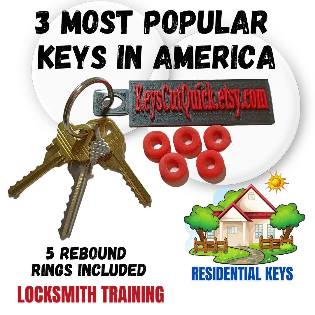 3 of the Most Popular Keys in America Residential Starter Kit for ...