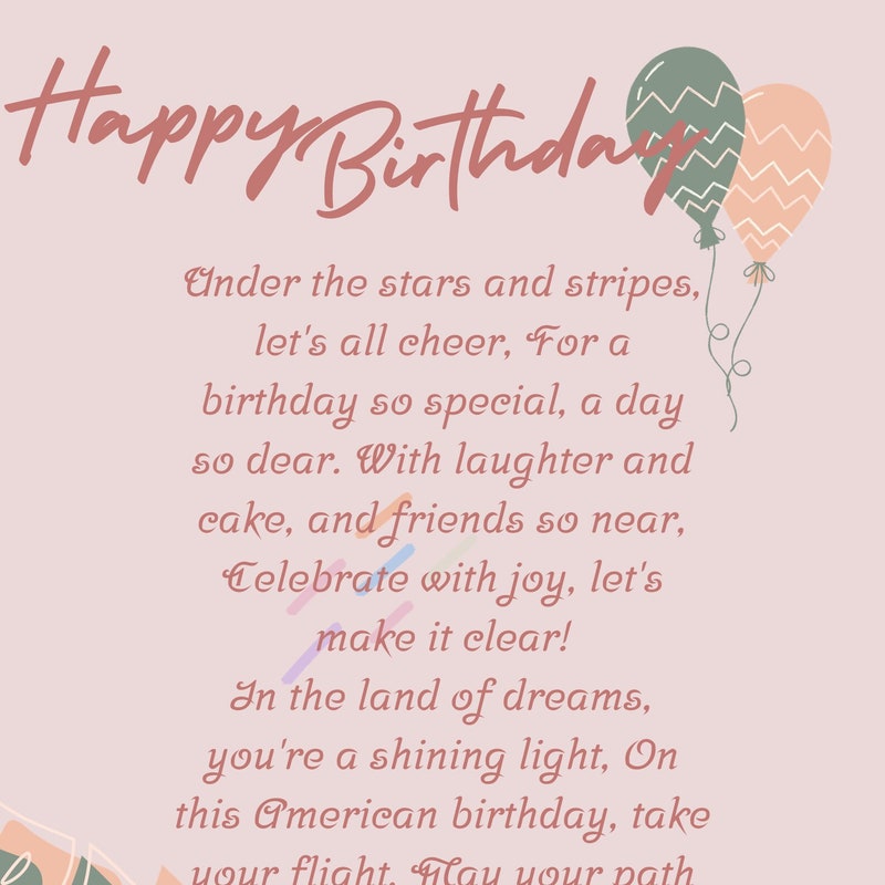 Birthday Poem - Etsy