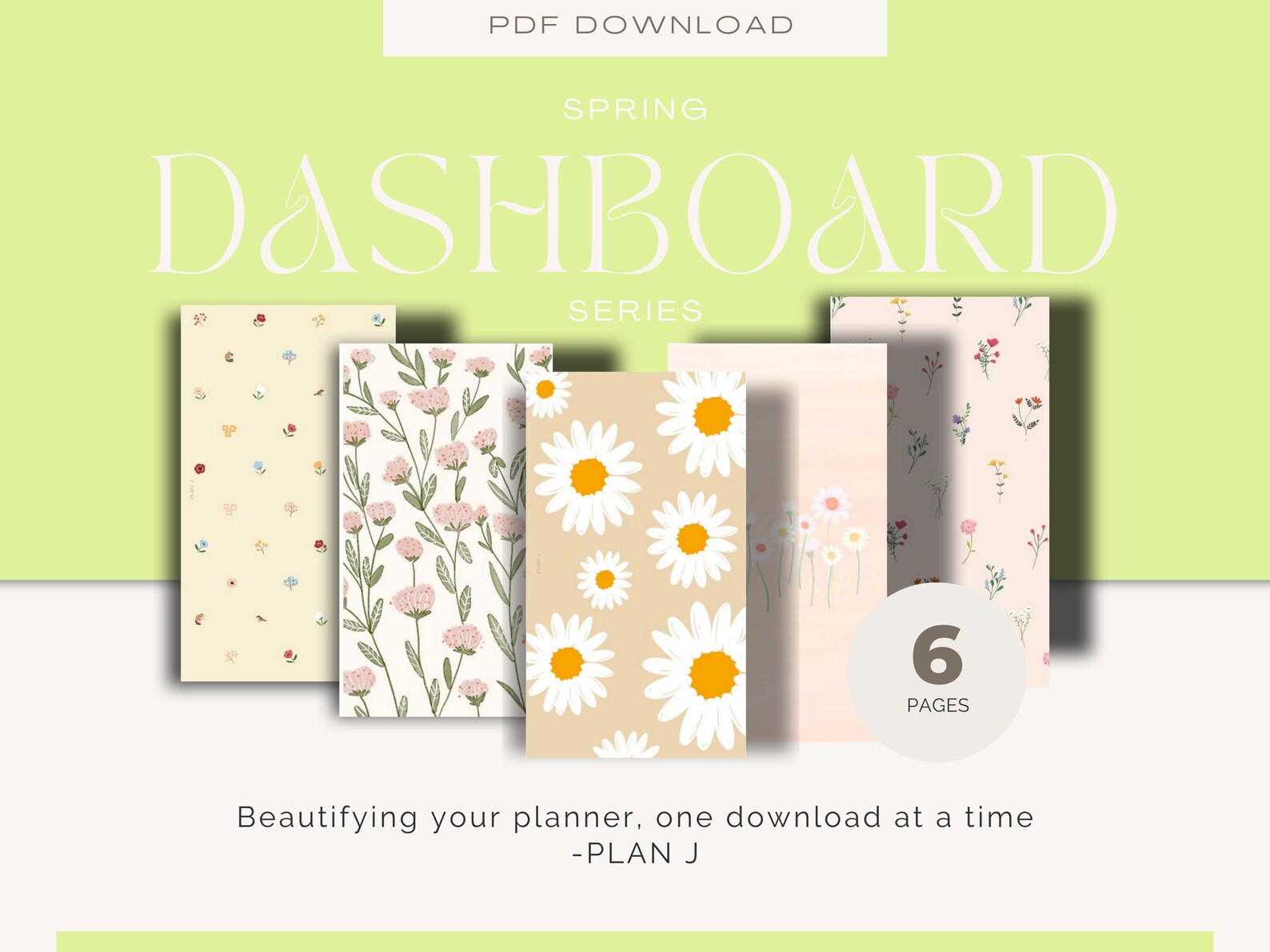 Personal Spring Wallpaper Dashboard Series - Etsy