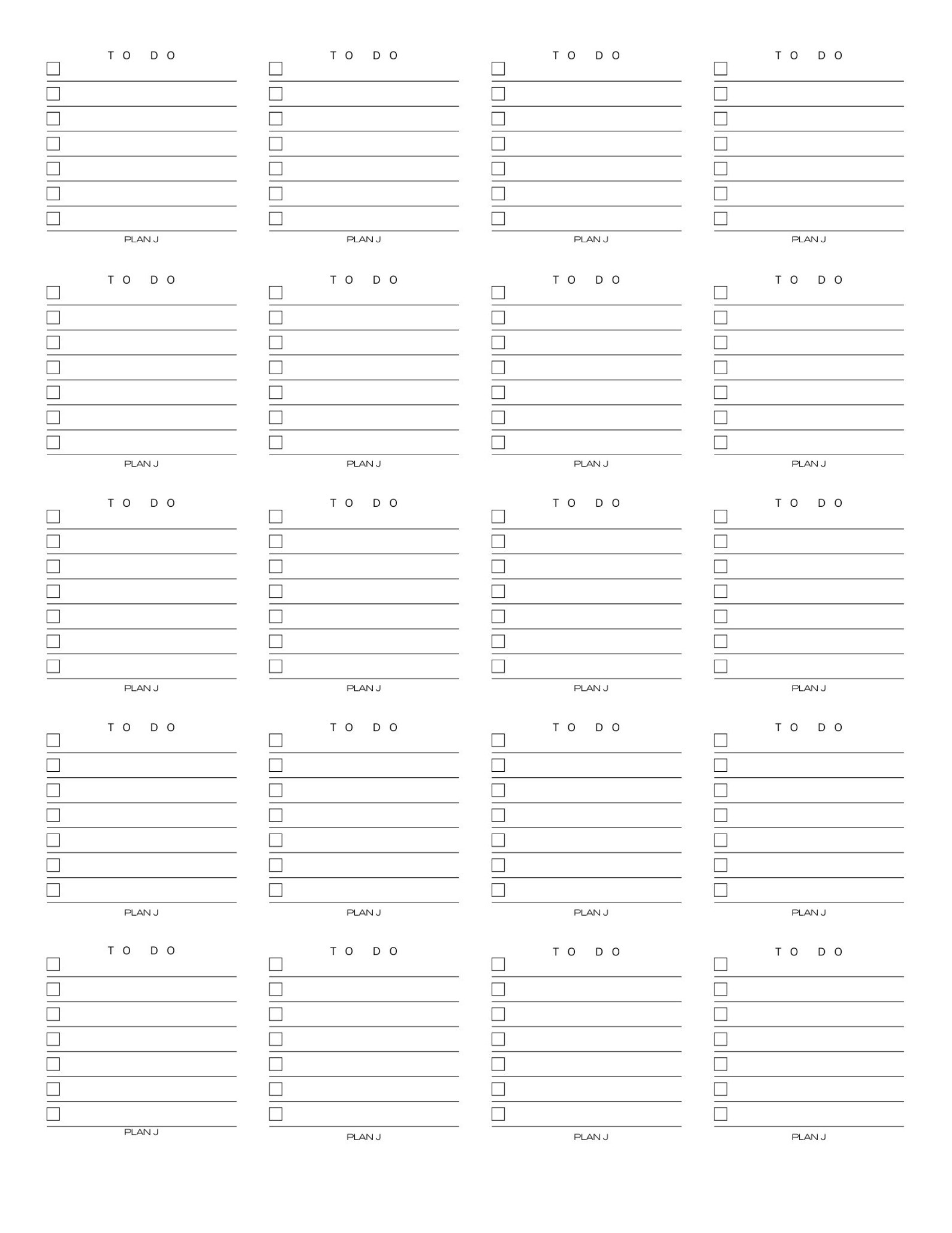 Mini Post It LISTS Printables - Etsy