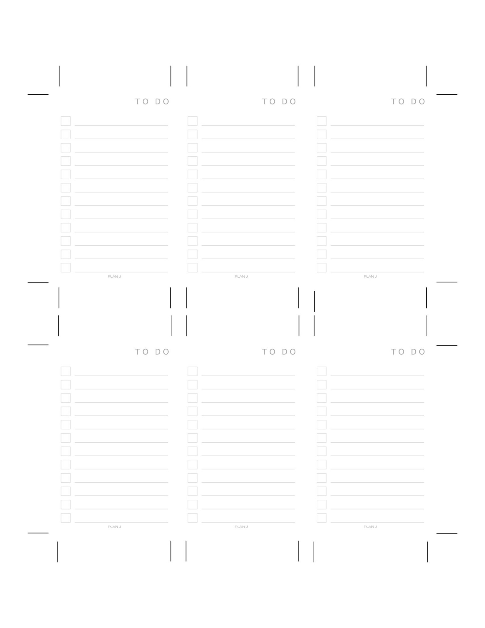 Vertical to Do Cards - Etsy