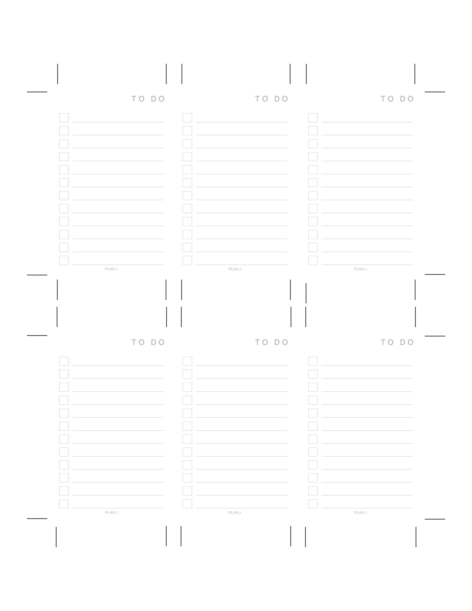 Vertical to Do Cards - Etsy