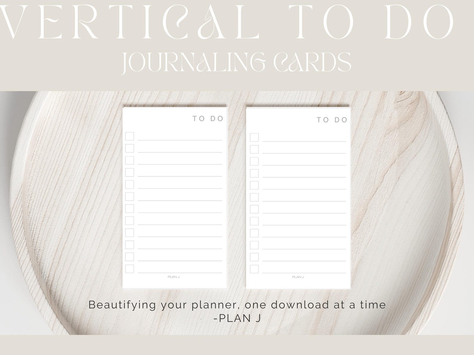 Vertical to Do Cards - Etsy