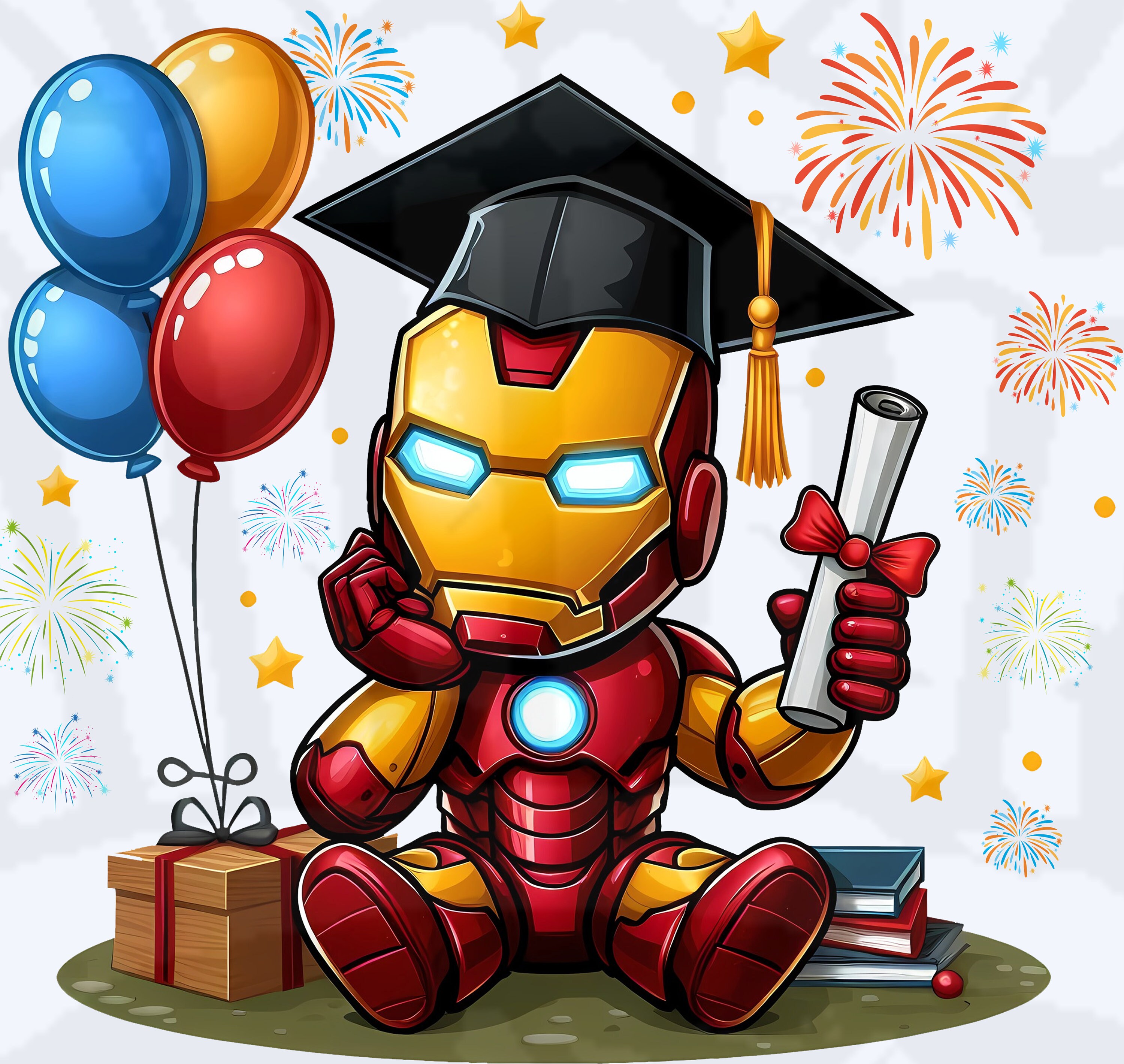 Ironman Graduate DTF Transfer - Etsy