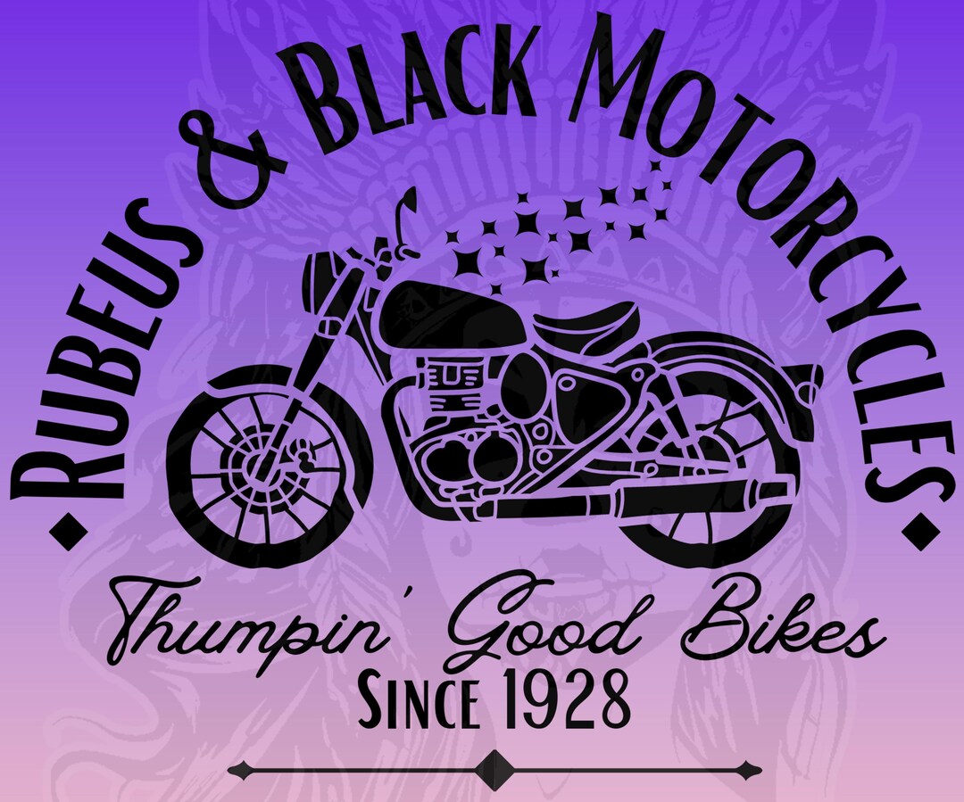 Rubeus & Black Motorcycles DTF Transfer - Etsy