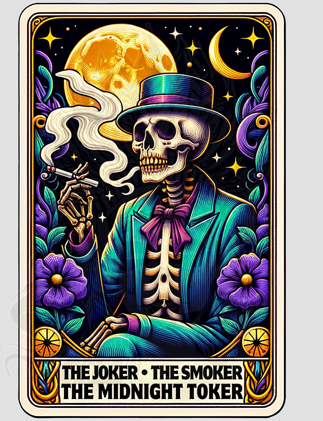 The Joker Tarot Card DTF Transfer - Etsy