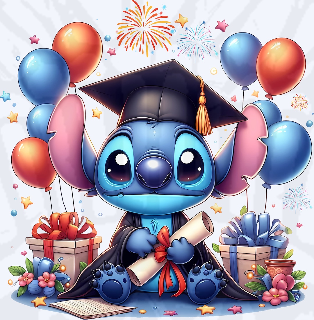 Stitch Graduate DTF Transfer - Etsy Canada