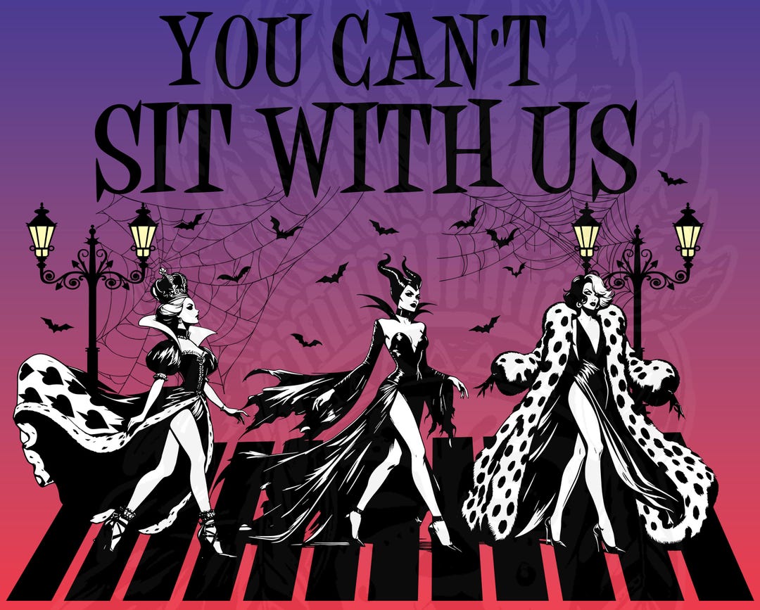 You Can't Sit With Us Divas DTF Transfer - Etsy