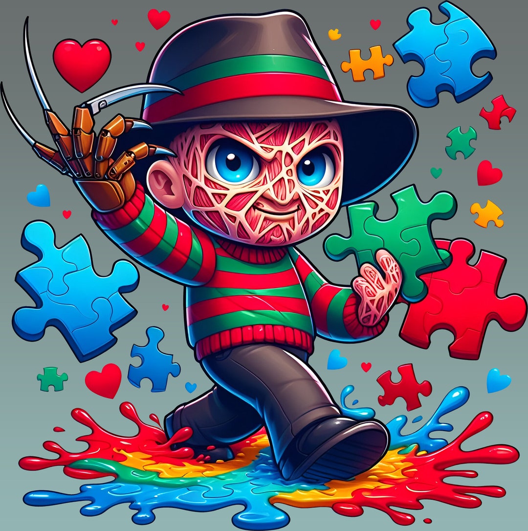 Freddy Autism DTF Transfer - Etsy