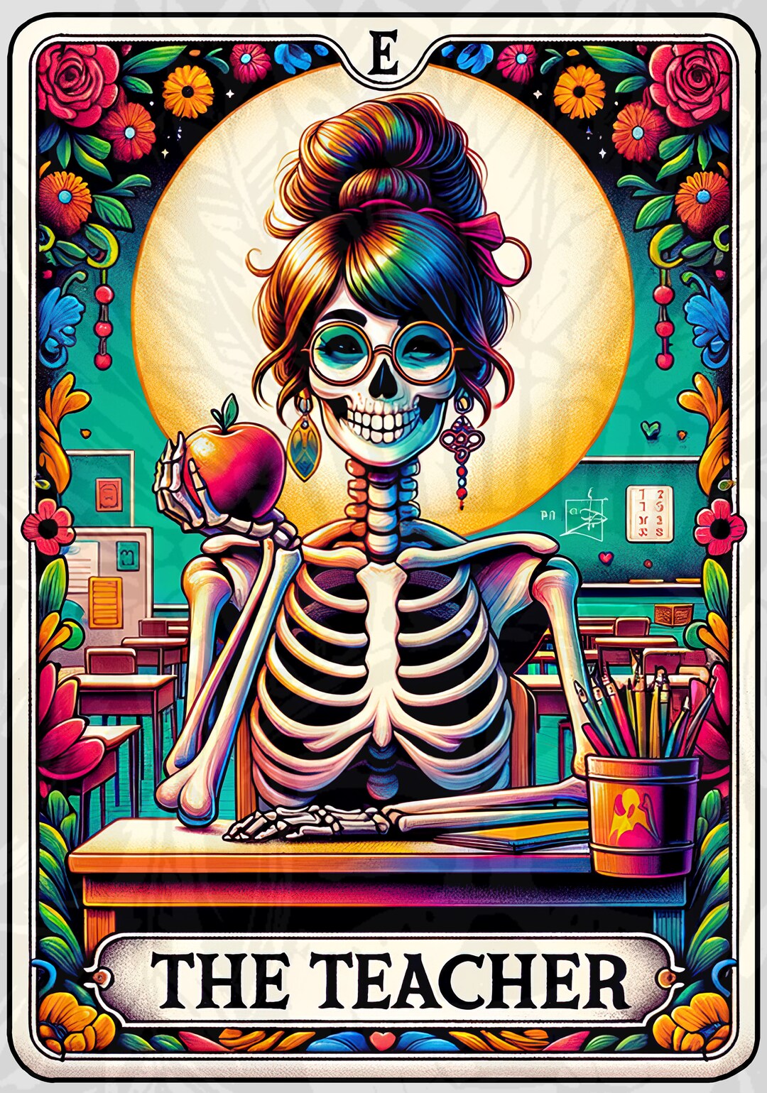 The Teacher Tarot Card DTF Transfer - Etsy