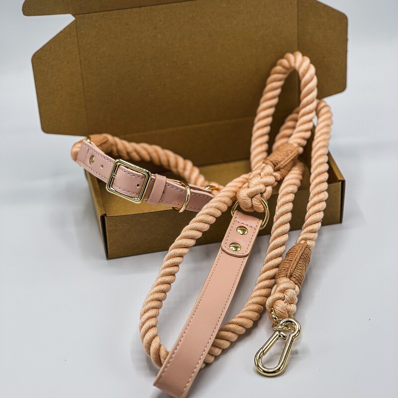 Rope Dog Collar - Etsy