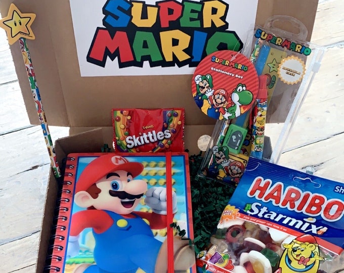 Super Mario Gift Box Mario Bros Mario Gift Box nintendo Gift Super ...