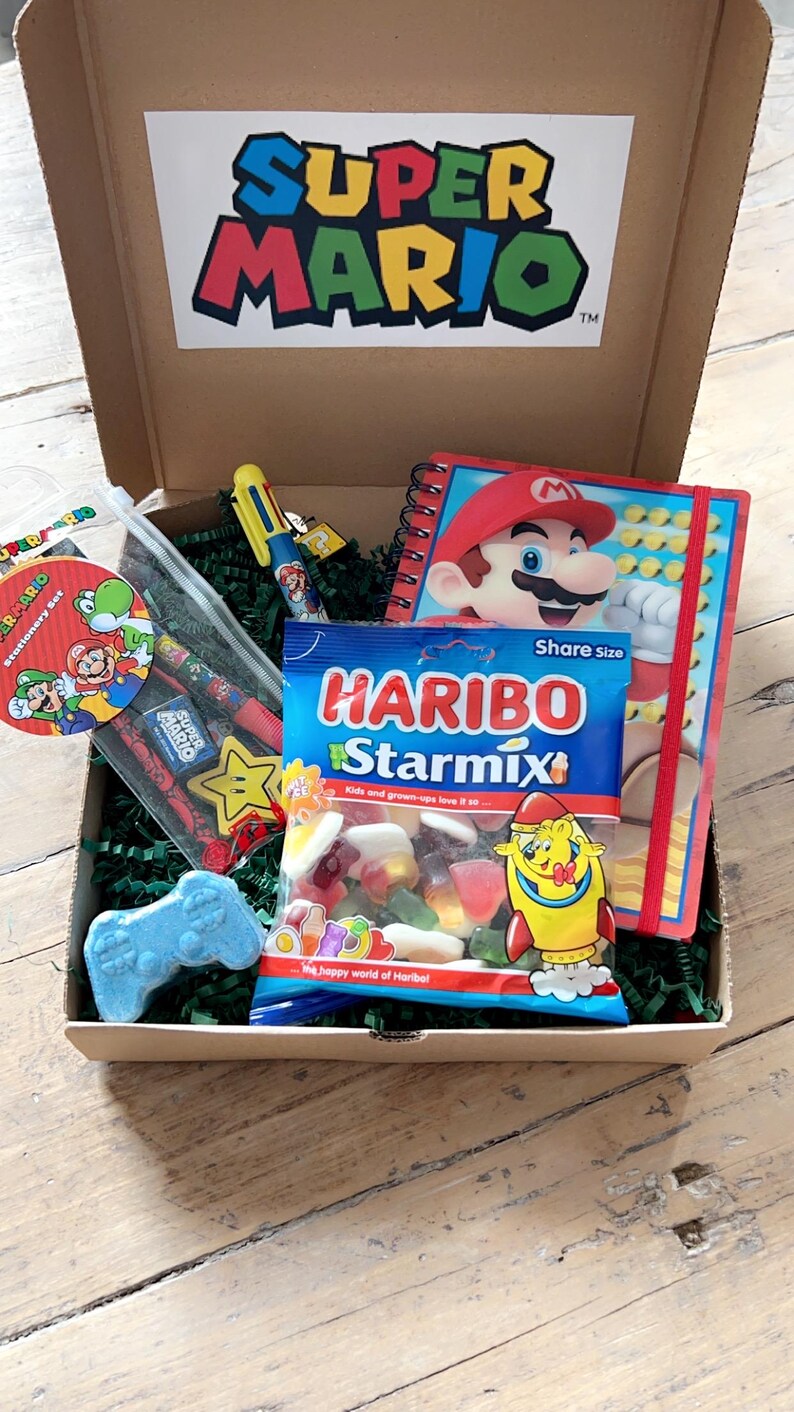Super Mario Gift Box | Mario Bros| Mario Gift Box |nintendo Gift| Super ...