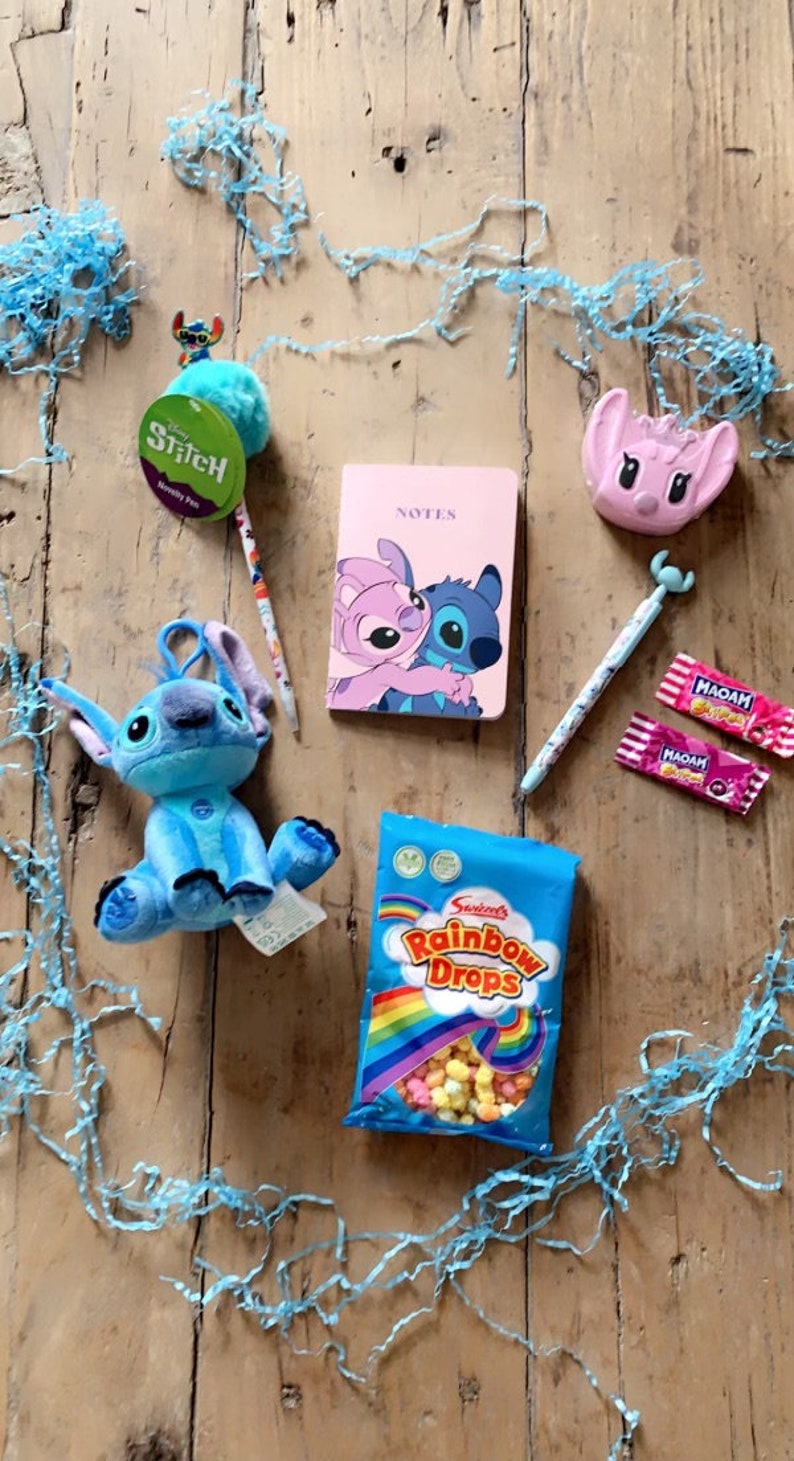 Stitch Gift Box Stitch Birthday Stitch & Angel Lilo and Stitch - Etsy